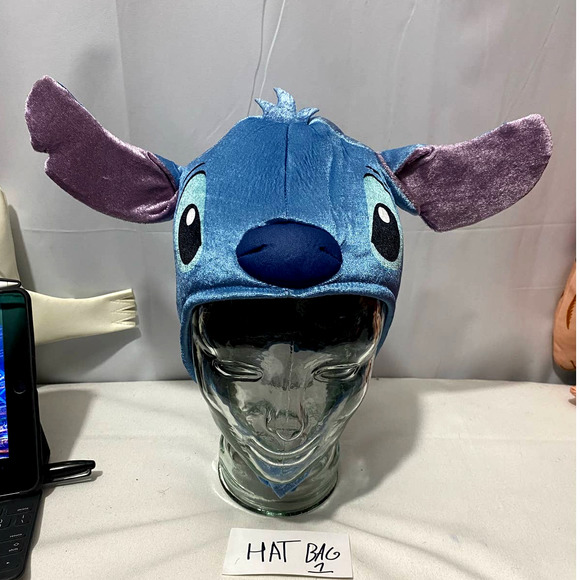 Disney | Accessories | Disney Store Stitch Costume Hat Cap Plush ...